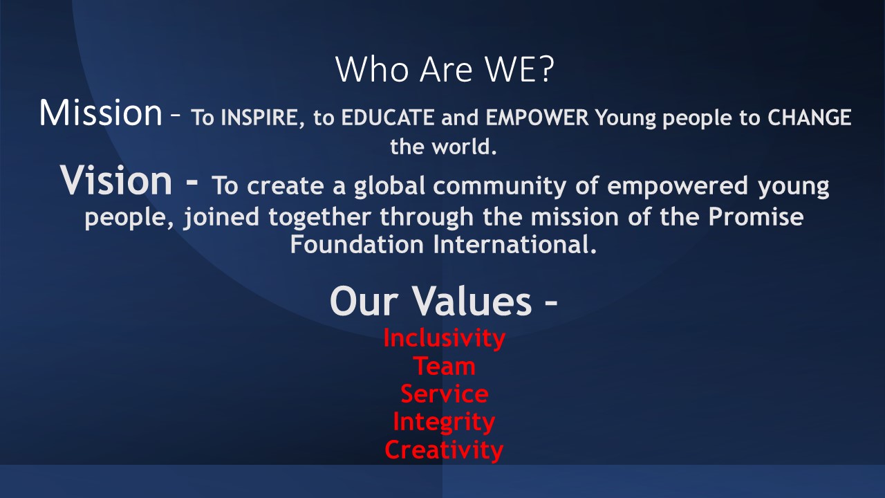 The Promise Foundation – Inspiring, educating and empowering young ...